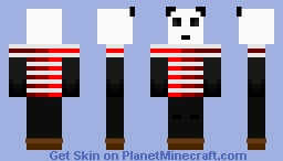 Buccaneer panda (unfinished?) Minecraft Skin