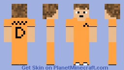 class D scp Minecraft Skin