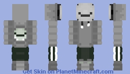 grey Minecraft Skin