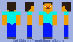 Angry Steve Minecraft Skin
