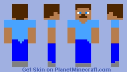 Plastic Steve Minecraft Skin