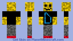 cheese man Minecraft Skin