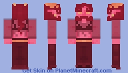 Pink demon Minecraft Skin