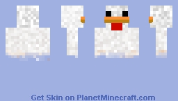 ghost chicken Minecraft Skin
