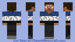 Steve with sweater Minecraft Skin