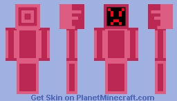 cool lil robot (red edition) Minecraft Skin