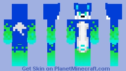 Blue Minecraft Skin