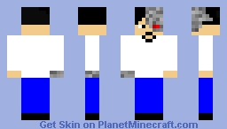 Cyborg man Minecraft Skin