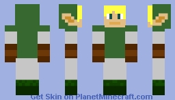 Link From Zelda Minecraft Skin