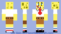 spongebob Minecraft Skin