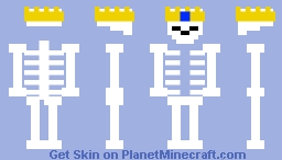Skeleton king Minecraft Skin