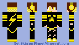 Gamer Boys Gold Minecraft Skin