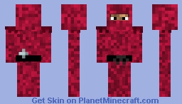Red ninja Minecraft Skin