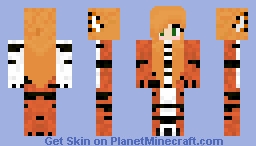 girl tiger Minecraft Skin