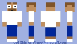 Crazy dave Minecraft Skin