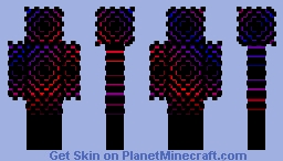 Blue-Red Gradiend Minecraft Skin
