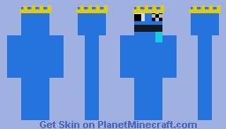 Blue rainbow friends Minecraft Skin