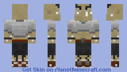 Upper Iron Armor Suit Orc Warrior Minecraft Skin