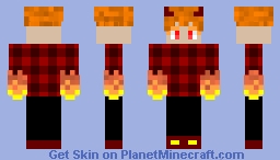 Fire Demon Minecraft Skin