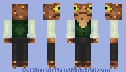frog in a suit Minecraft Skin