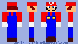 mari0 Minecraft Skin