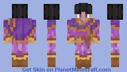 purple robe Minecraft Skin
