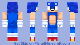 Skin Sonic Moderm Minecraft Skin