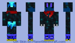 Fully Sculk Infection Plessie Minecraft Skin