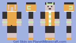 Orange Style Minecraft Skin