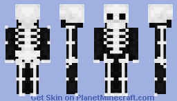 Basic Skeleton Minecraft Skin