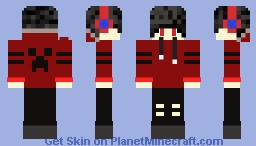 Dark red v3 Minecraft Skin