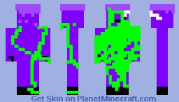 Purper gai Minecraft Skin