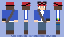 X/Y Male Protagonist(Calem) Minecraft Skin