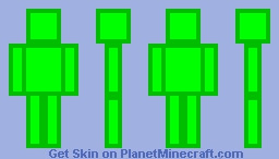 Green Minecraft Skin