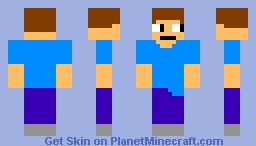 Steve Sideeye Minecraft Skin
