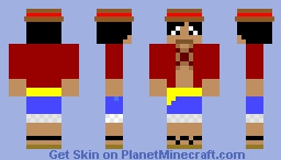 luffy Minecraft Skin