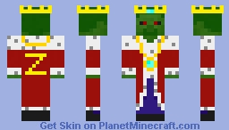 the zombie king Minecraft Skin