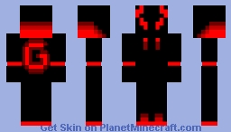 G Red Minecraft Skin