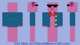 drip porky pig Minecraft Skin