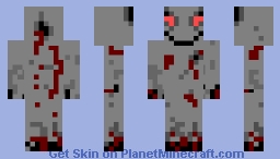 bloody evil ghost Minecraft Skin