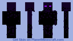 New corrupt Ender king Minecraft Skin