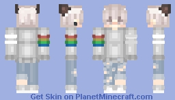 Blue Wolf Boy Minecraft Skin