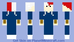 Shoto Todoroki Minecraft Skin