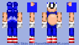SSN Sonic (SRB2) Minecraft Skin