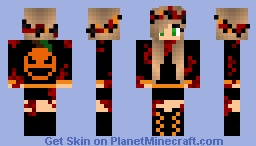 Bloody Pumpkin Minecraft Skin