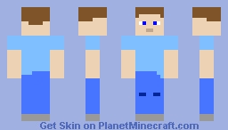 Revamped steve Minecraft Skin
