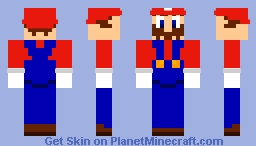 Mario and super Mario 64 Minecraft Skin