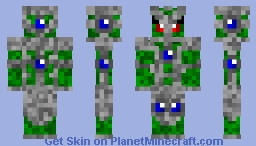 Saphire Green Thing Minecraft Skin