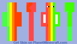 rainbow man Minecraft Skin