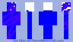 blue Minecraft Skin